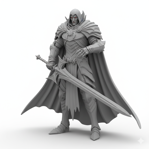 🧛 Vampire lord paladin, warlock, cleric priest, resin print, mage ...