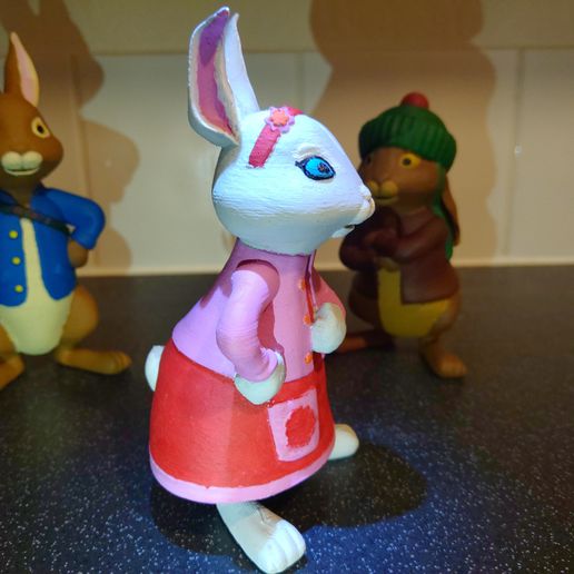 🐇 Lily Bobtail | Peter Rabbit Fan Art・ STL File for ・Cults