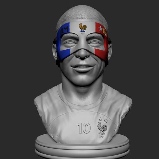 🇫🇷 KYLIAN MBAPPE・ STL File for 3D printing・Cults