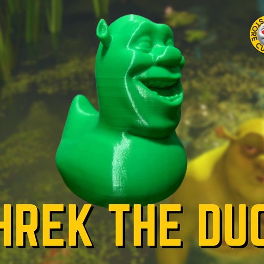 🦆 Shrek Duck・ STL File for ・Cults