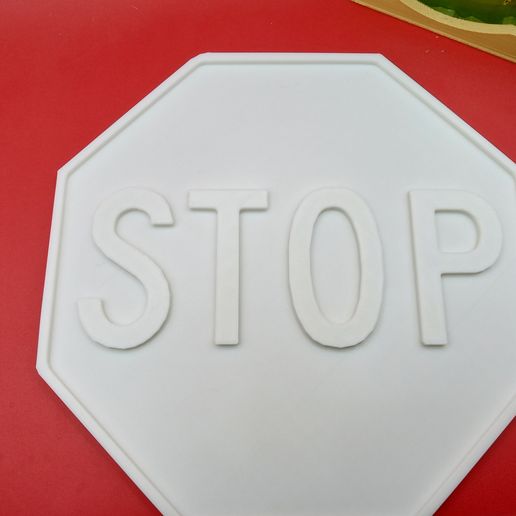 🛑 STOP Street Sign Wall Hanging・ STL File for 3D printing・Cults