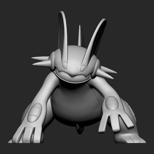 STL file Pokemon - Swampert with 2 poses 🐉 ・3D printing model to ...
