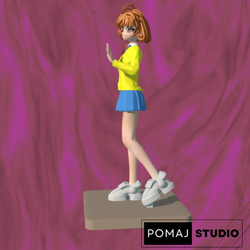 👾 Corrector Yui Kasuga Diorama Fanart Figure - Classic 90s Anime・ STL ...