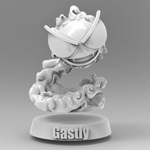 🐉 Gastly 3D Pokemon Model・ STL File for 3D printing・Cults