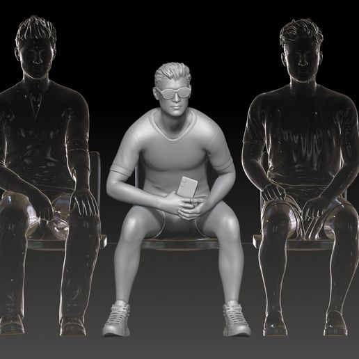 🏟️ spectator at sports stadium boy 3・ STL File for 3D printing・Cults