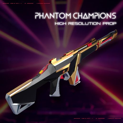 STL 文件 HD Phantom Champions 2022 🔫 （OBJ）・可下载 3D 打印机模型・Cults