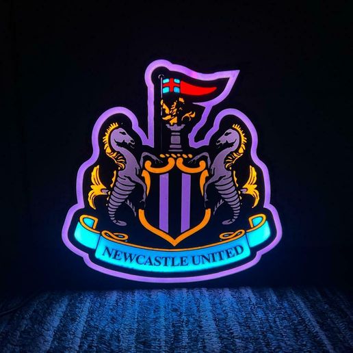 🏈 Newcastle United Lightbox (NUFC)・ 3MF File for ・Cults
