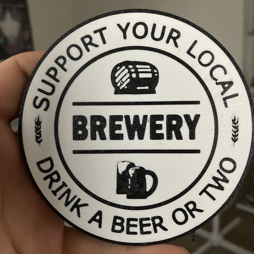 beer coaster frame