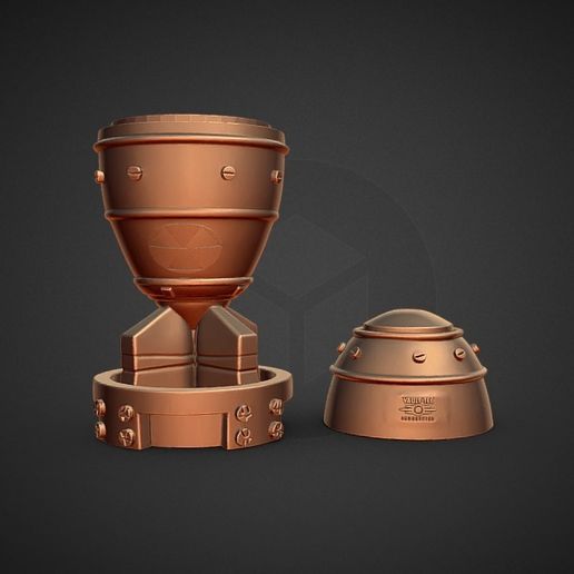 📦 fallout Mini Nuke Storage Box・ STL File for 3D printing・Cults