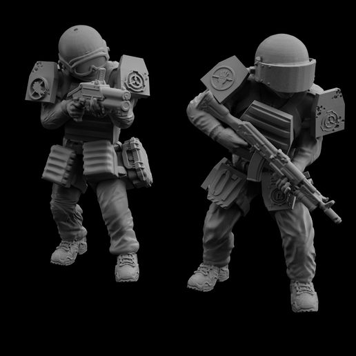 ️ Mobile Task Force Alpha-1 (aka "Red Right Hand"). SCP・ STL File for ...