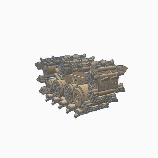 🛤️ Ork Trukk tracks (Half trakk FW)・Free STL File for 3D printing・Cults