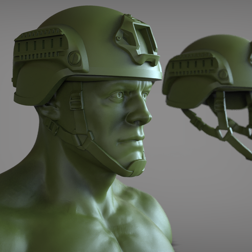 🪖 Ballistic Helmet 3D print model・ STL File for 3D printing・Cults