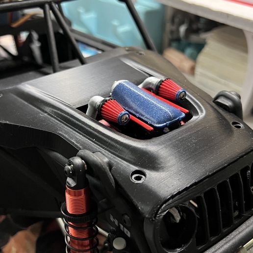 🛃 H10 OPTIC Adapt to Knight Customs front panel engine decoration.・ 3MF ...