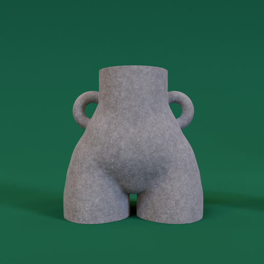 STL file FEMALE TORSO VASE WITH HANDLES ♀️ ・3D printer model to ...