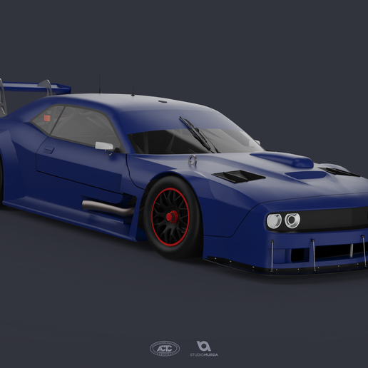 🚗 Dodge Challenger TC 2024・ 3D File for 3D printing・Cults
