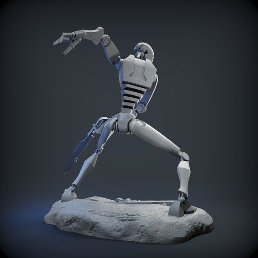 🤖 BX COMMANDO DROID FROM CLONE WARS 3D PRINT MODEL・ STL File for ・Cults