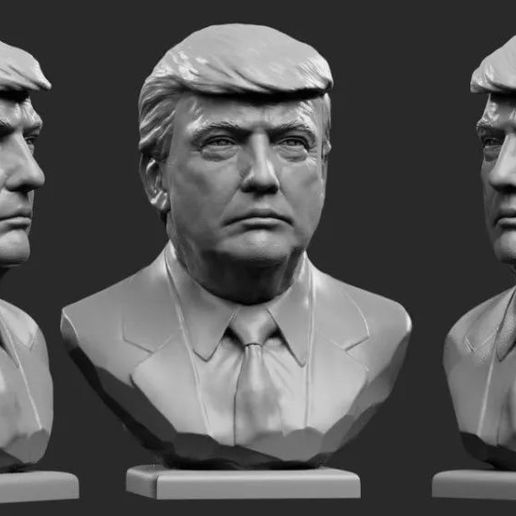 Archivo STL Donald Trump Face 🌐 ・Plan de impresora 3D para descargar・Cults