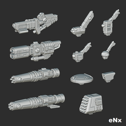 Download 3 3D models from Sci-Fi Weapons listed by erasterNx • 3D ...