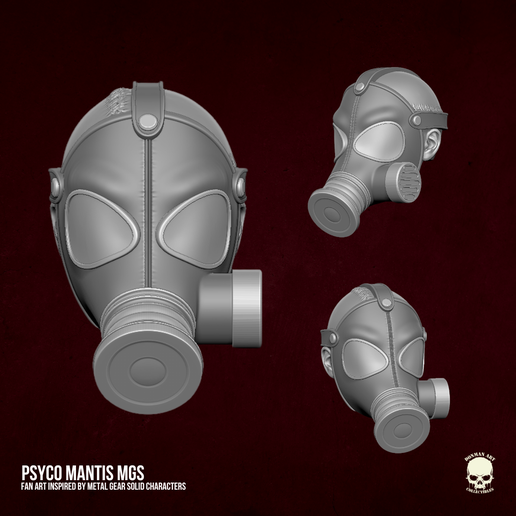 🎨 Psyco Mantis MGS Fan Art 3D printable files・ STL File for 3D printing ...