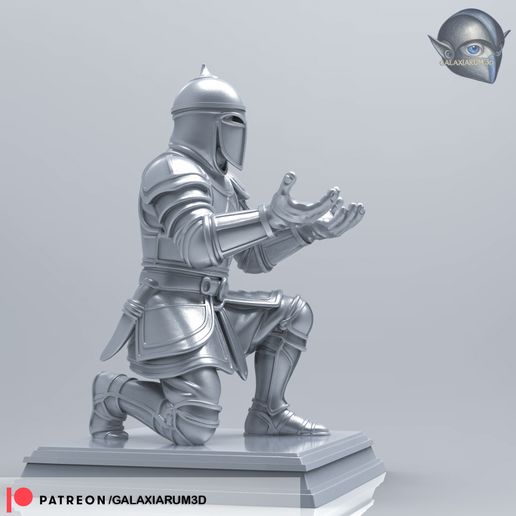 🖊️ Medieval Knight Pen Holder・ STL File for 3D printing・Cults