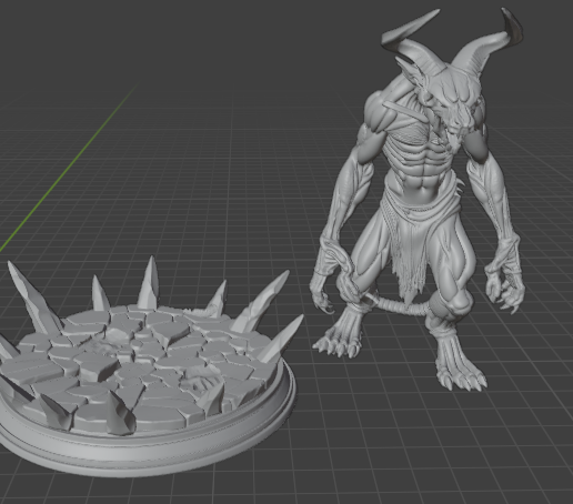 🐉 Hellspawn Demon – 3D Printable Model.・Free STL File for 3D printing・Cults