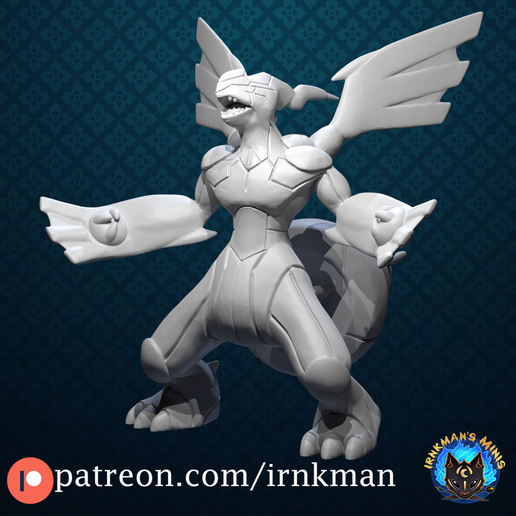 Arquivo grátis 3D Zekrom (Serie Pokemon a escala de 35 mm) 🐉 ・objeto ...