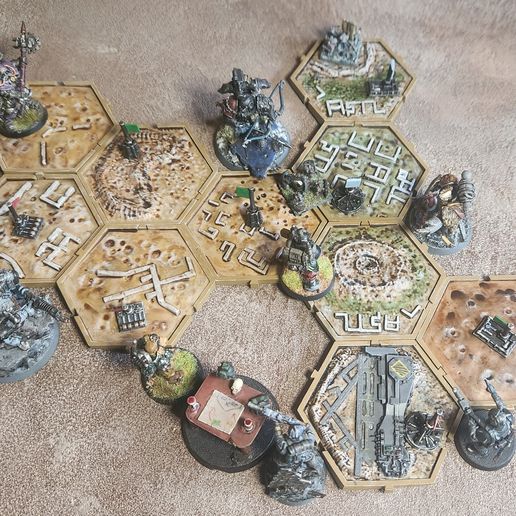 🗺️ Planetary Empires Complete Tile Set - Map Campaign/Narrative System・ STL File for 3D printing ...