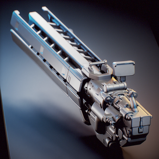 STL file Residual Evil 3 Railgun Fan Art Weapon - RE3 🎨 ・3D printer ...