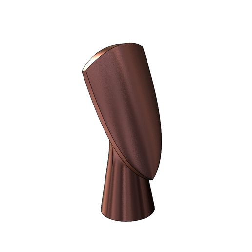 STL file Simple head figurine statue abstract carving art 3D print ...