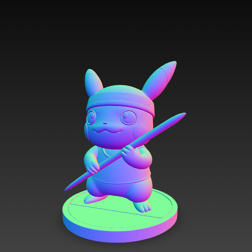 🐉 Pikachu olympic pack 1・ STL File for 3D printing・Cults