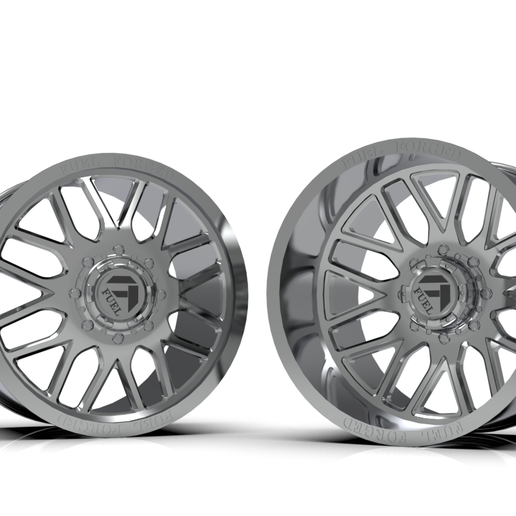 ⛽ FUEL DUALLY FF66 WHEELS (FRONT AND REAR WHEELS)・ STL File for 3D ...