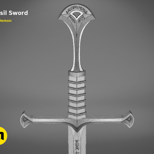 🗡️ Narsil Sword・Free 3D File for ・Cults