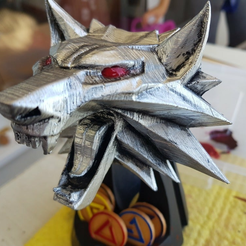 3D printed Witcher stand with sign coins・Cults