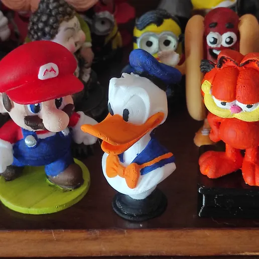 🦆 3D Printable Donald Duck Bust - Classic Disney (4-Color AMS)・Free STL ...