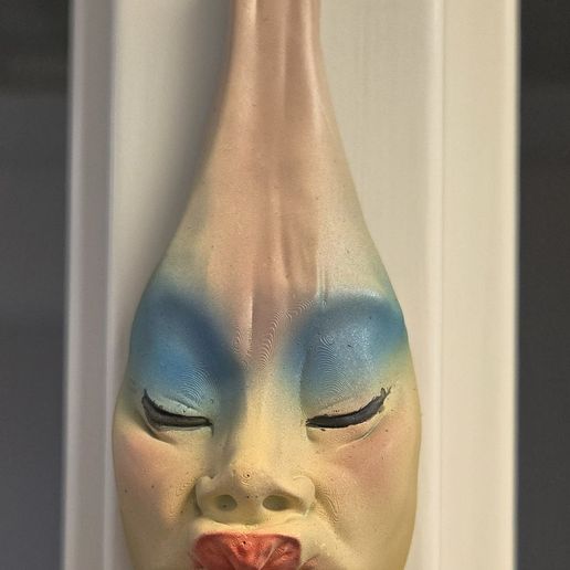 3D printing Hanging Face - NO SUPPORT • made with Anycubic Photo Mono ...