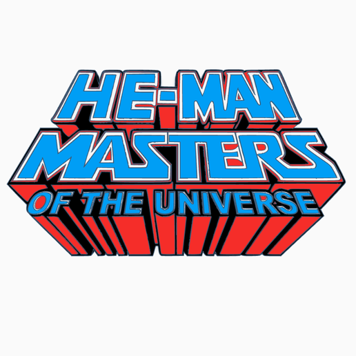 👾 HE-MAN AND THE MASTERS OF THE UNIVERSE Logo Display by ...