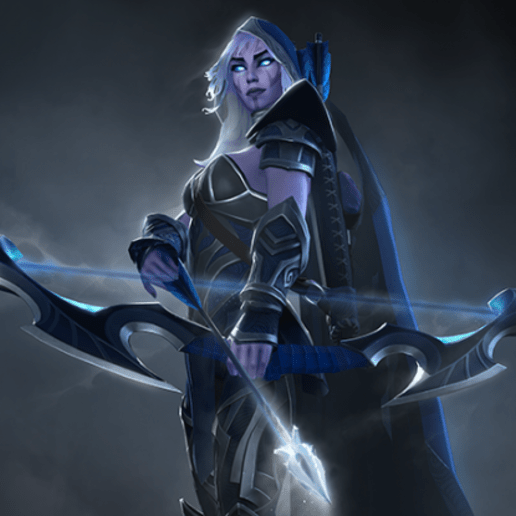 🧝 Dark Elf Drow Ranger V2 (Dota 2 + D&D)・Free STL File for ・Cults