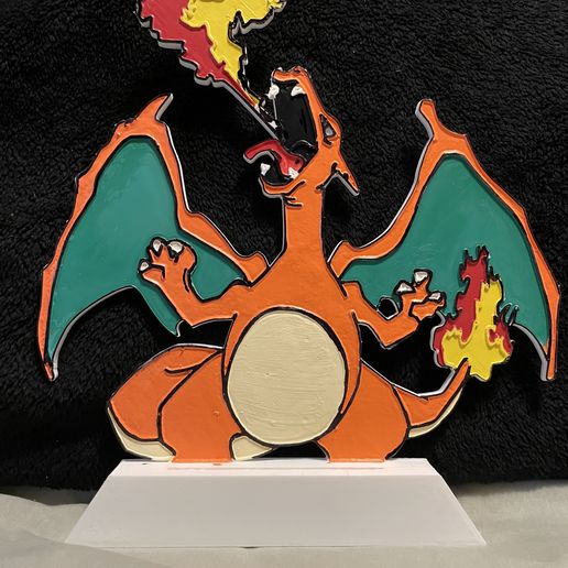🐉 POKEMON CARD DISPLAY CHARIZARD CARD HOLDER - PSA version・ STL File ...