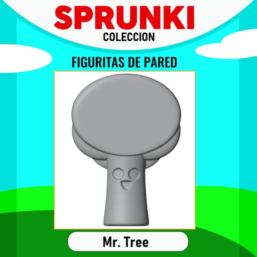 STL file INCREDIBOX SPRUNKI / Mr.Tree 🦸 ・3D printable design to ...