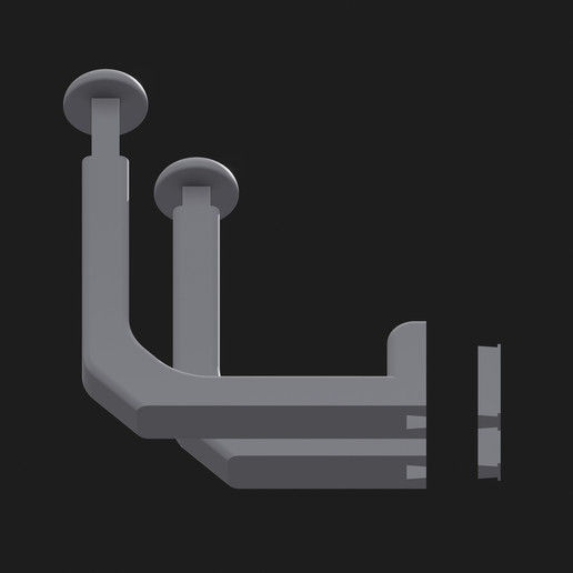 🪖 Adjustable Helmet Display Mount・ STL File for 3D printing・Cults
