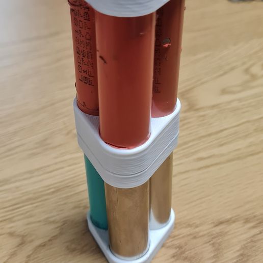 Download STL file Triangle cell holder for 18650 Lithium ion batteries • 3D printer object ・ Cults