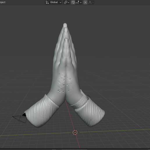🙏 Detailed 3D Printable Praying Hands model・ STL File for 3D printing・Cults