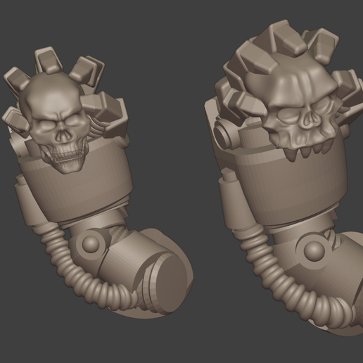🤜 Power Gauntlet Redux - Prime scale powered gauntlet holding heads ...