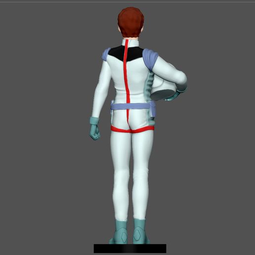 🤖 AMURO RAY GUNDAM PILOT GUNPLA ANIME 3D PRINT・ 3D File for 3D printing ...