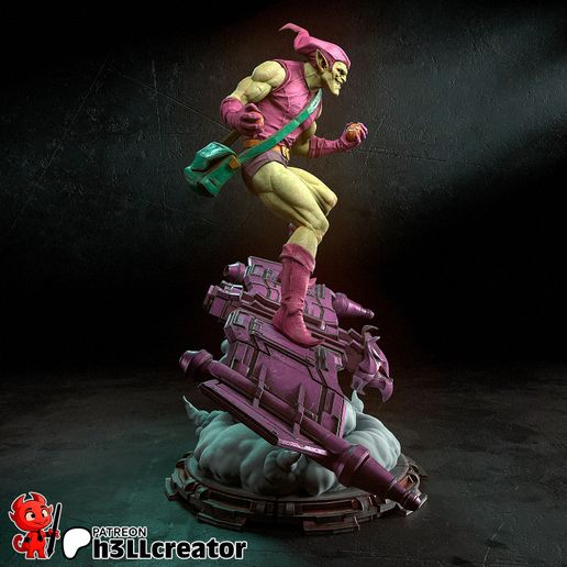 👺 Green Goblin・ STL File for 3D printing・Cults