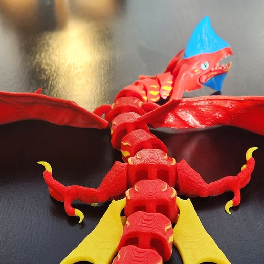 🐉 Flexi Toruk From Avatar・ STL File for 3D printing・Cults
