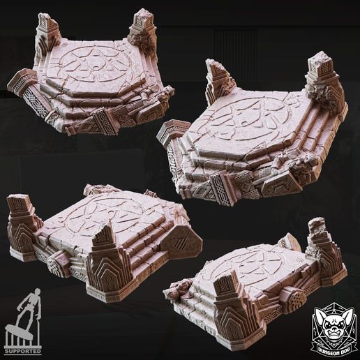 3D file Dwarven Base Corrupted 🎲 ・3D print design to download・Cults