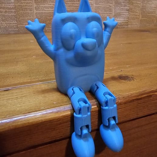 🗿 Bluey Buddy・Free STL File for 3D printing・Cults