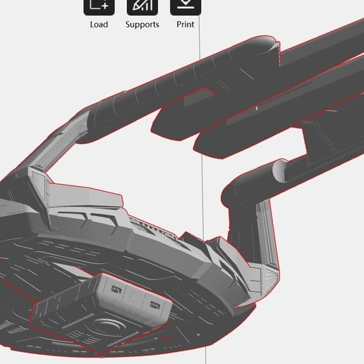 🚢 USS Glacier - federation ship・ STL File for 3D printing・Cults