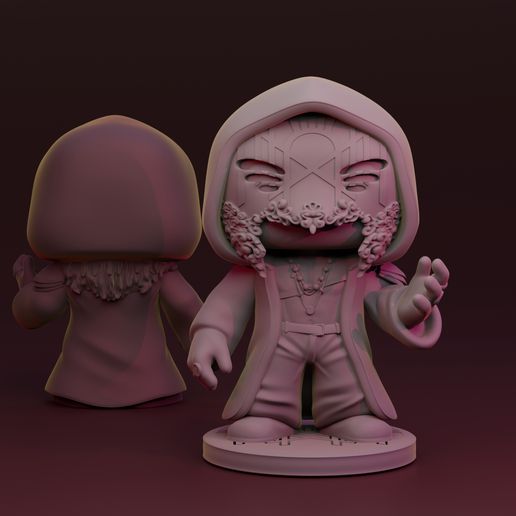 🗿 Vessel SleepToken FUNKO/Chibi・ STL File for 3D printing・Cults